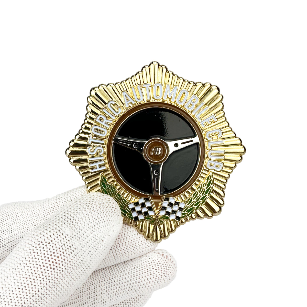 Enamel Car Grill Badge - Historic Automobile Club – RENNBETRIEB